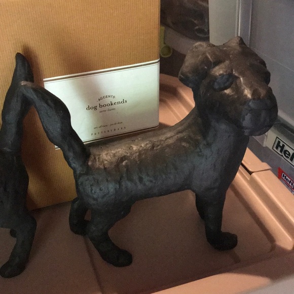 Pottery Barn | Accents | Pottery Barn Dog Bookends | Poshmark